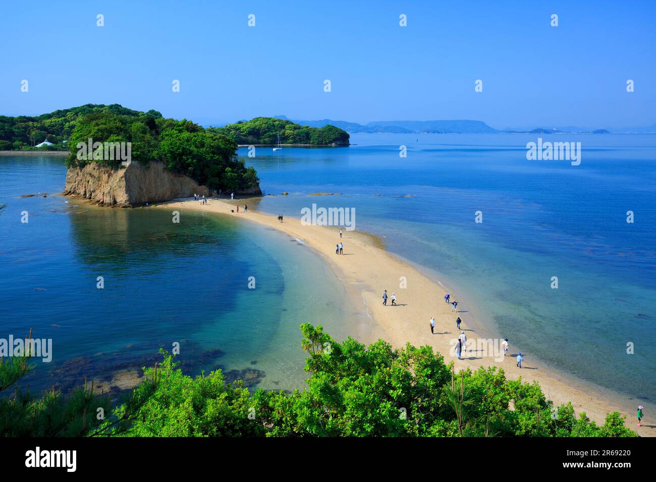 Angel Road on Shodoshima Island Stock Photo - Alamy