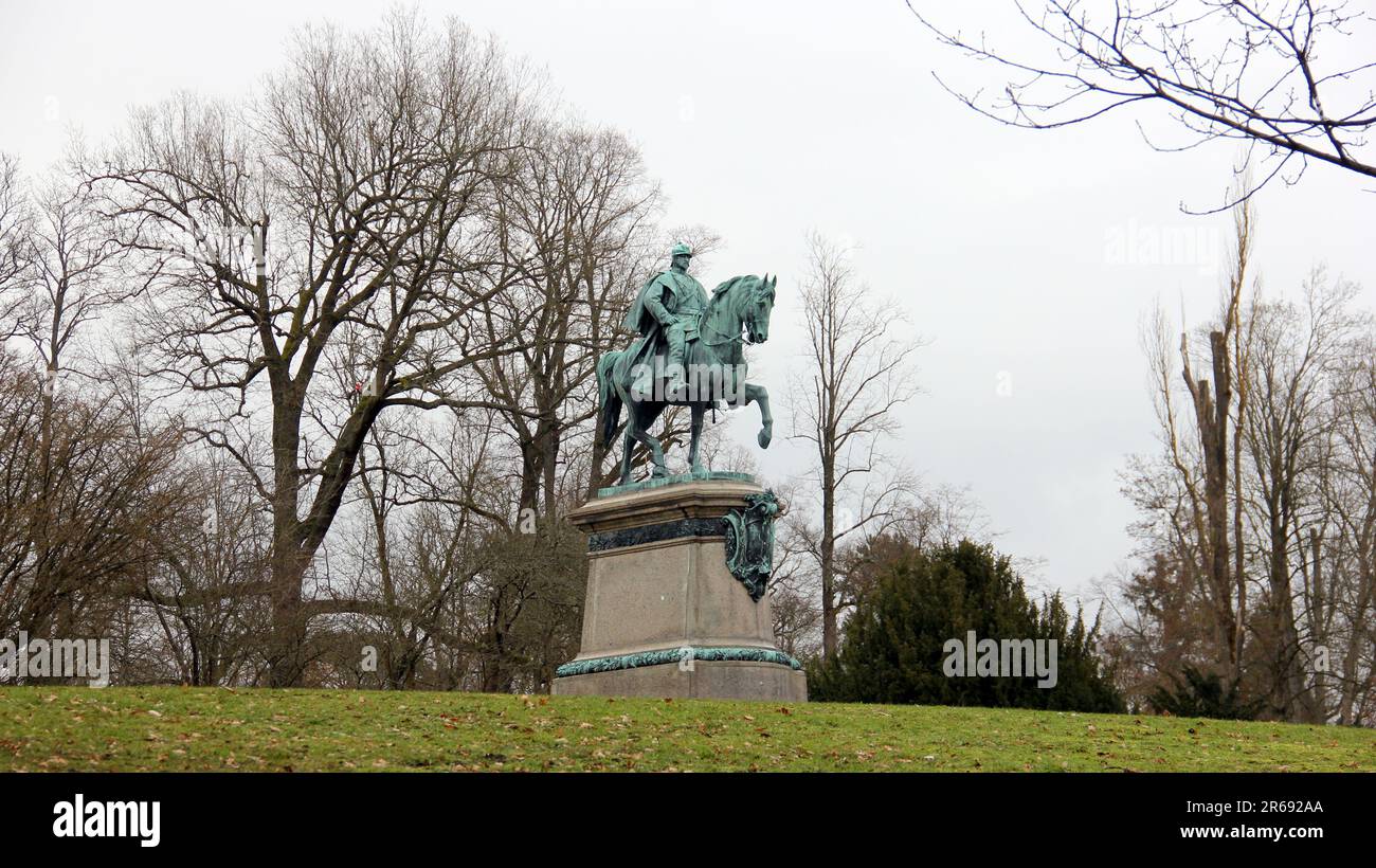 Equestrian Monument to Duke August Ernst II in the Hofgarten ...
