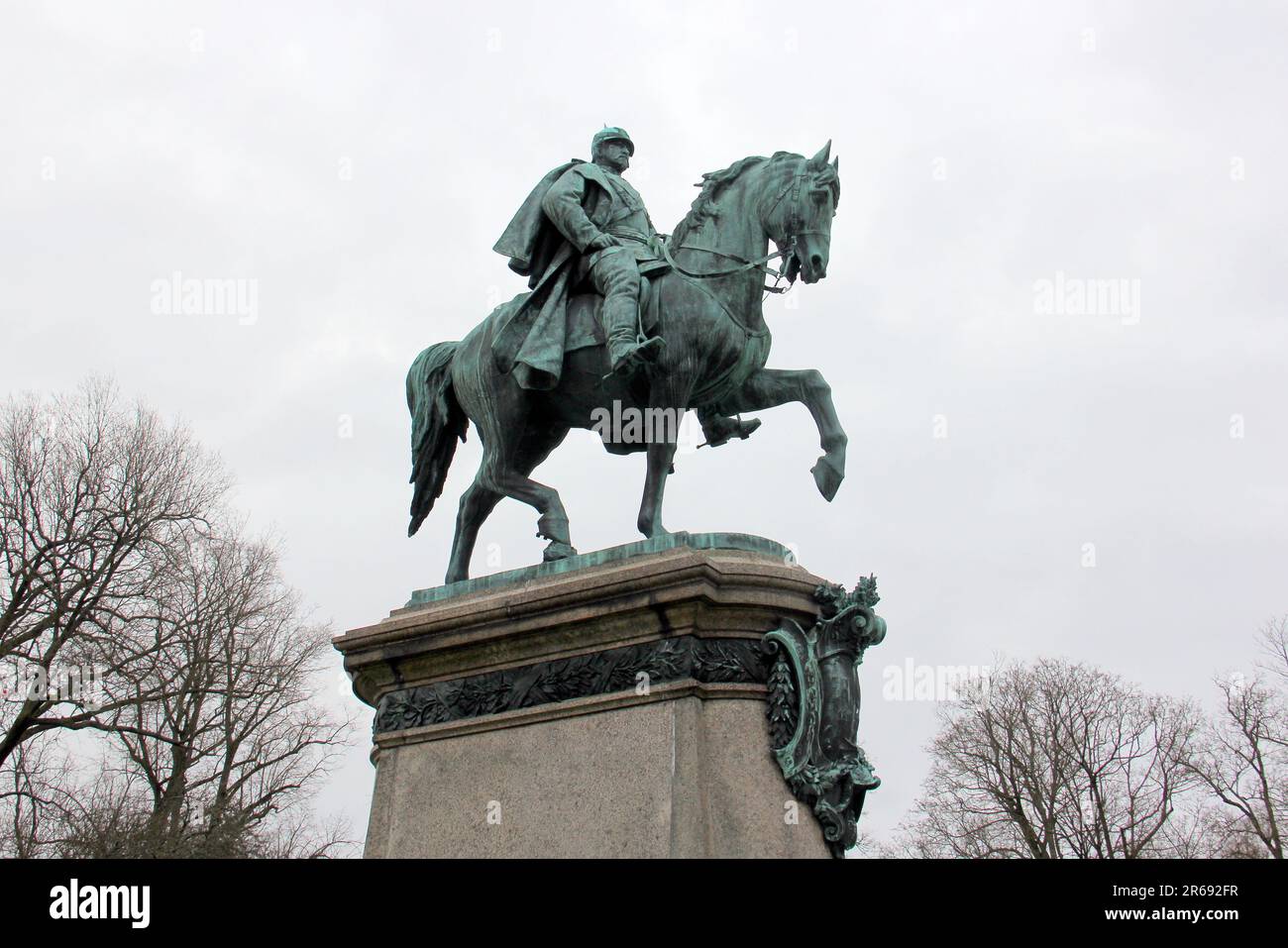 Equestrian Monument to Duke August Ernst II in the Hofgarten ...