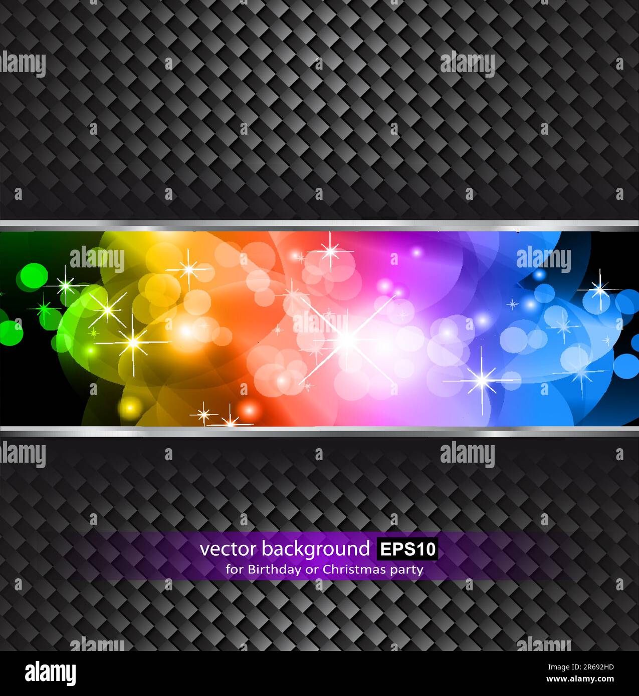 Stars and Light Sparkle Background with Rainbow Gradient Stock Vector ...
