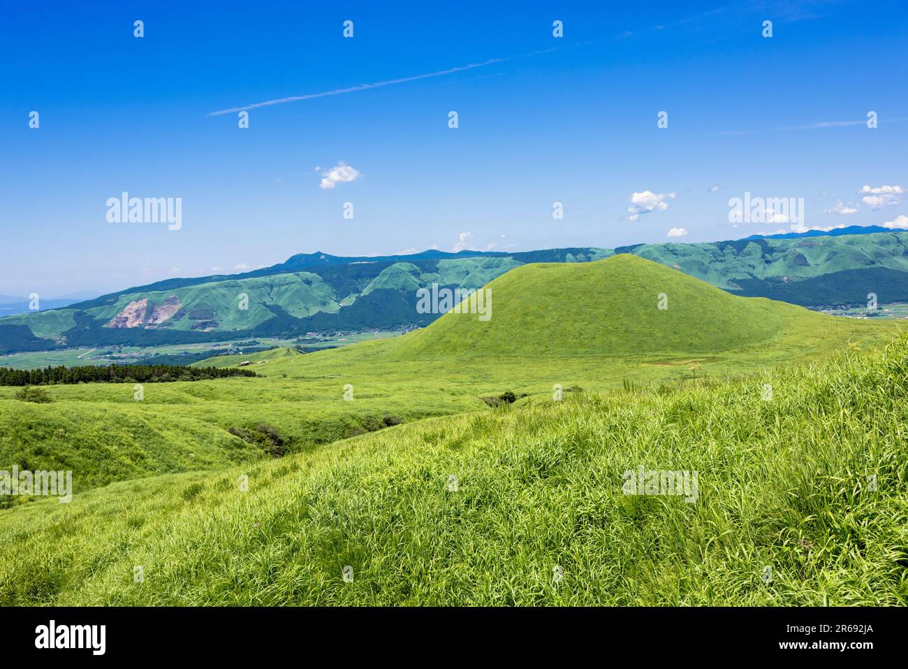 Rice Mound in Aso Stock Photo - Alamy