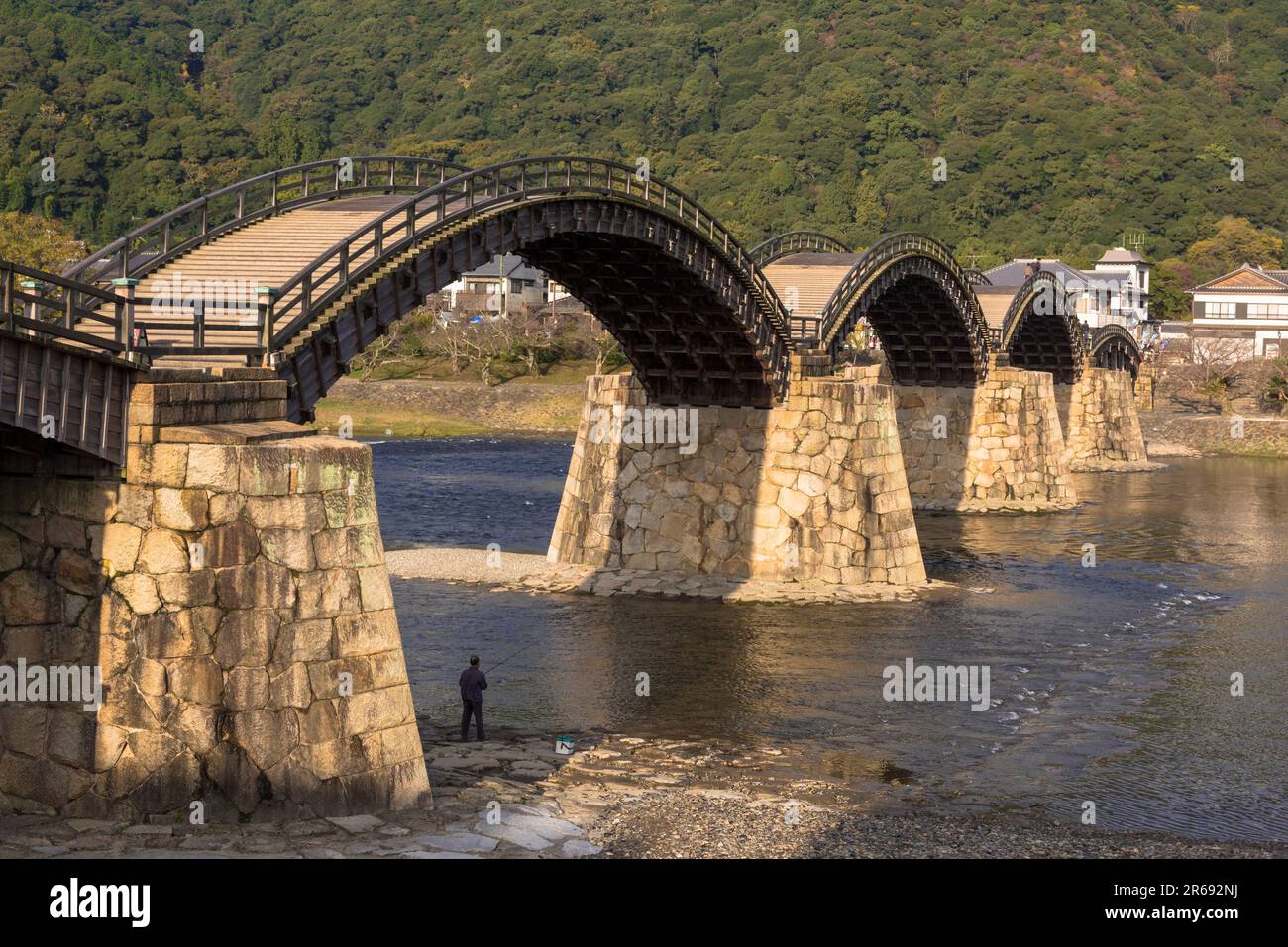 Kintai Bridge in Iwakuni Stock Photo - Alamy