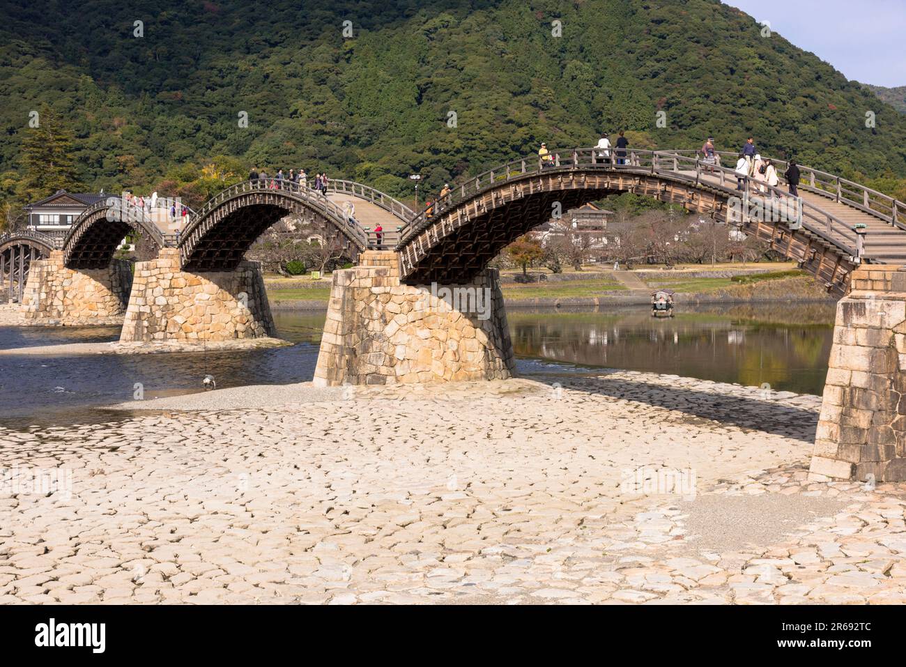 Three bridges of iwakuni hi-res stock photography and images - Alamy