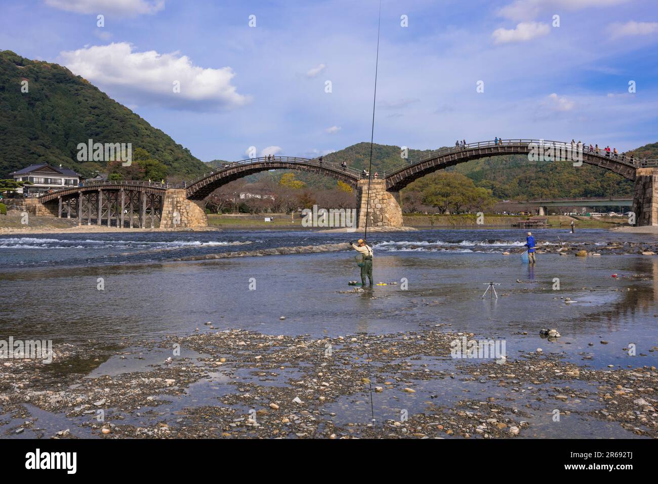 Kintai Bridge in Iwakuni Stock Photo - Alamy