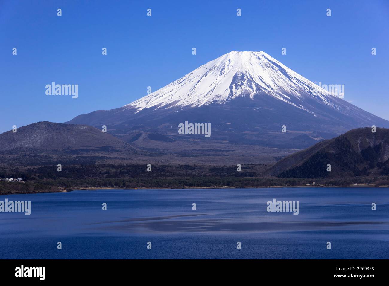 Mt Fuji from Lake Motosuko Stock Photo - Alamy