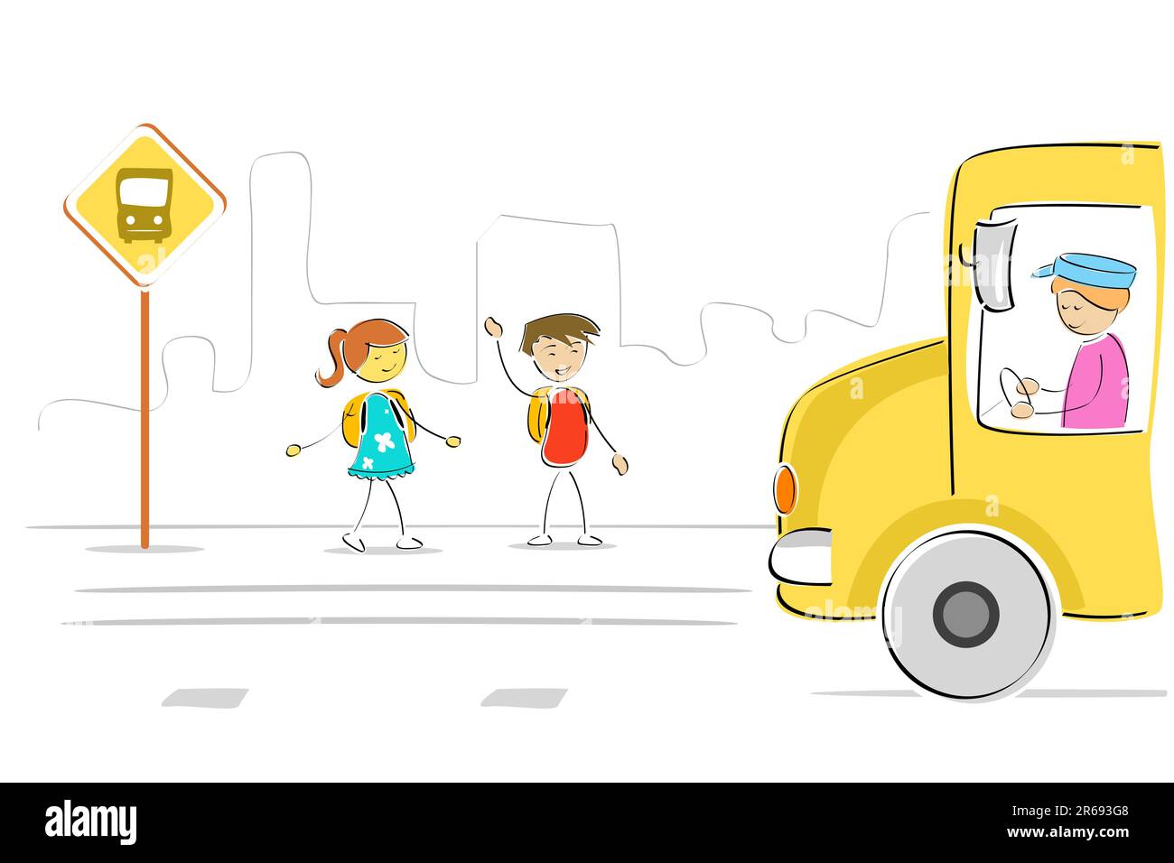 Bus stand modern Cut Out Stock Images & Pictures - Alamy