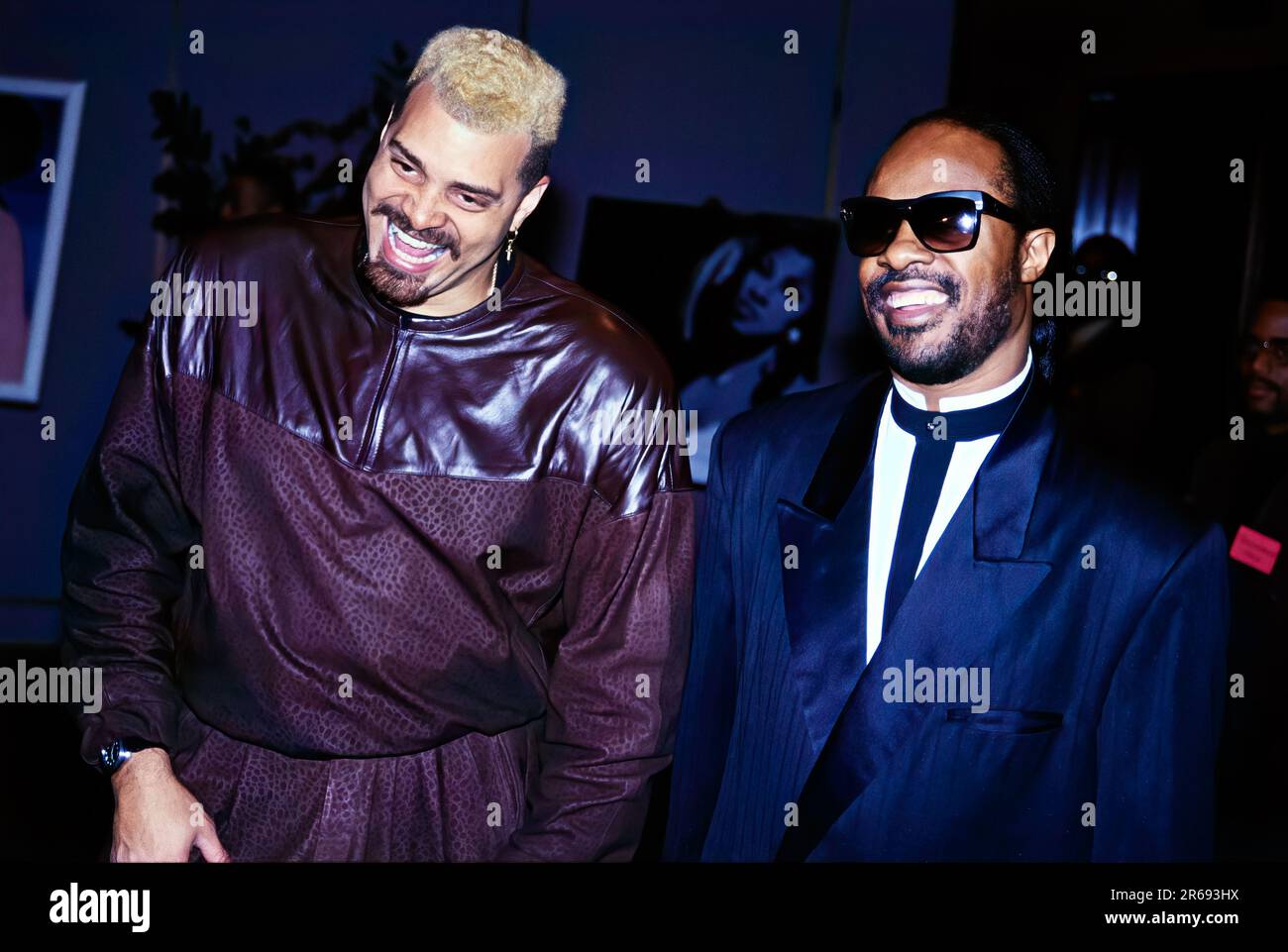 Celebrity photos from the 90s I shot on E6 in Hollywood. Stevie Wonder ...