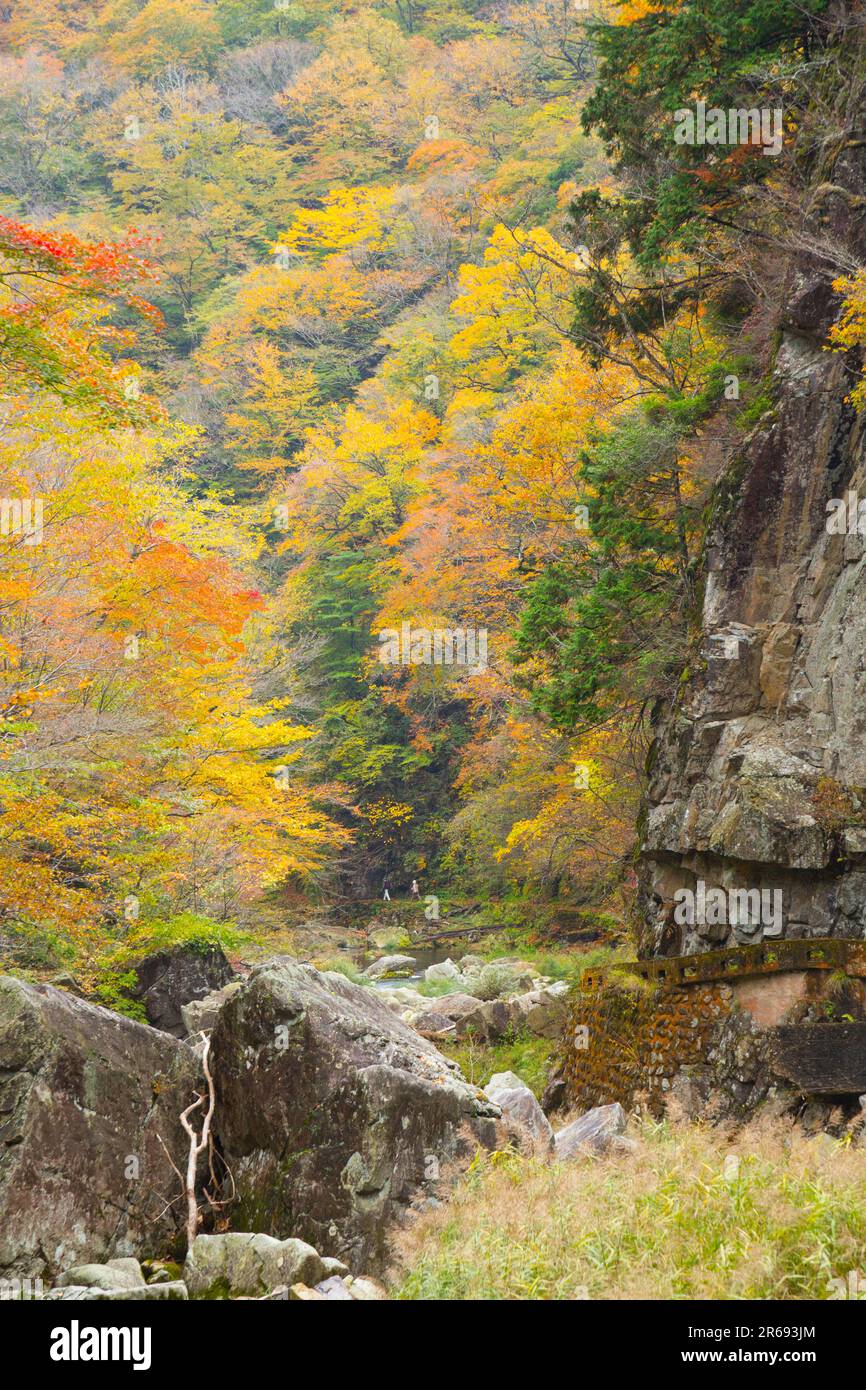 Sandankyo in Autumn Stock Photo - Alamy
