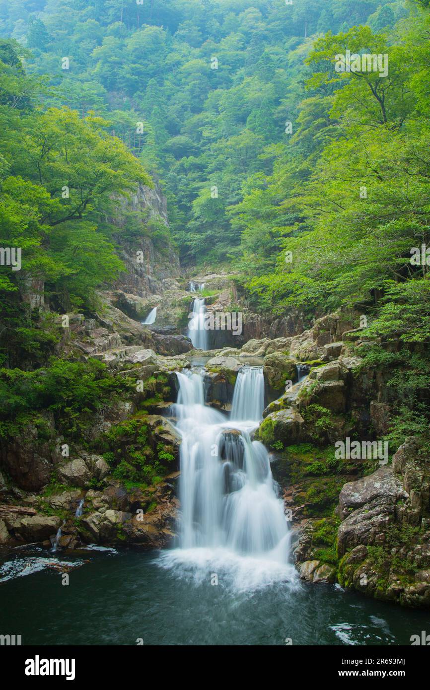 Sandankyo in spring Stock Photo - Alamy