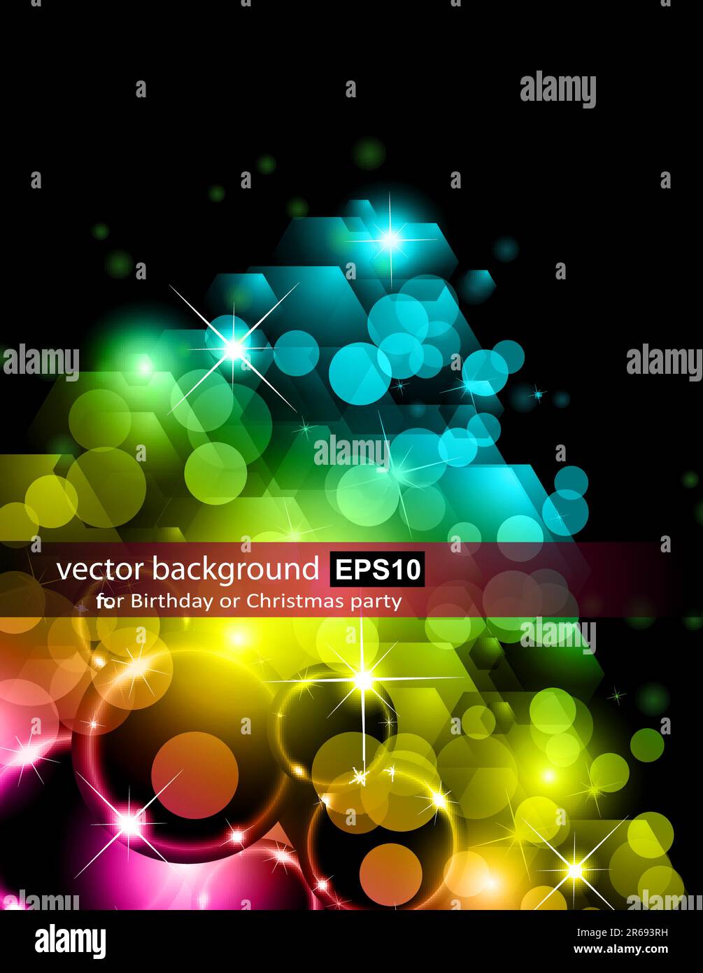 Abstract Futuristic Rainbow Lights Background for Poster of Flyers ...