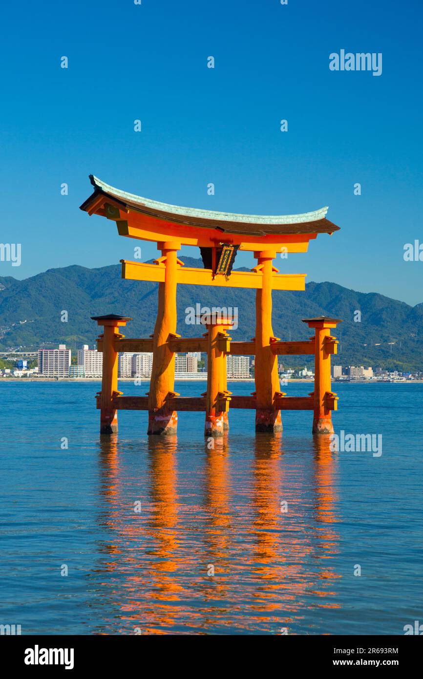 Miyajima itsukushima jinja and torii gate hi-res stock photography and ...