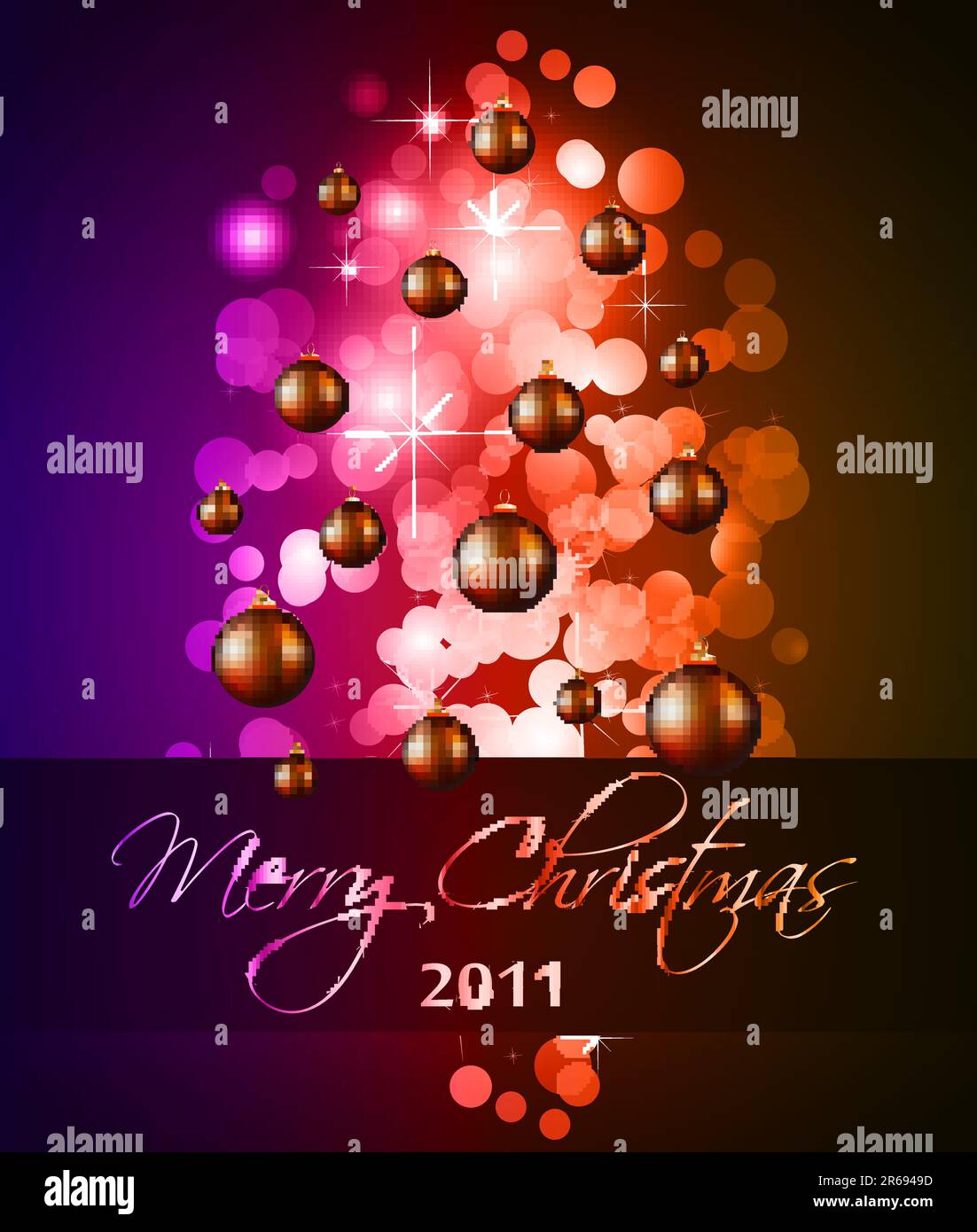 Suggestive Elegant Christmas Backgrounds with Stunning Baubles and ...