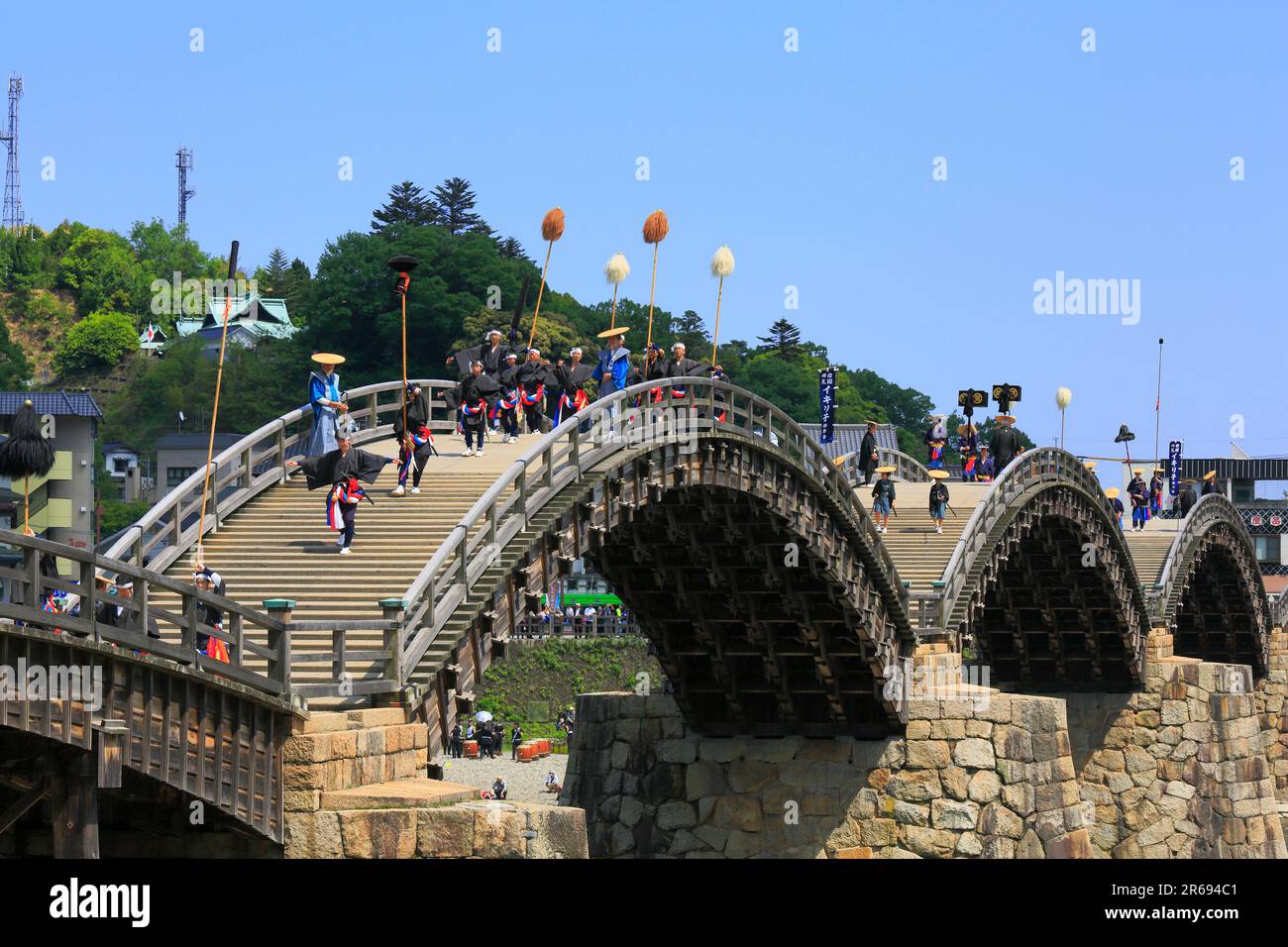 Kintai Bridge Festival Stock Photo - Alamy