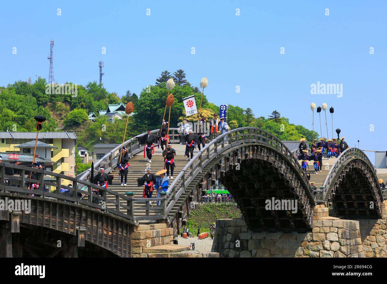 Kintai Bridge Festival Stock Photo - Alamy