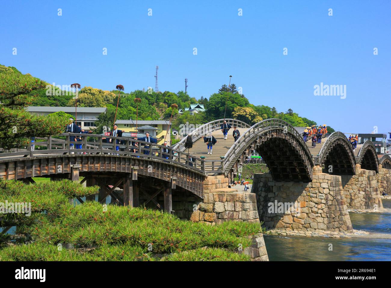 Kintai Bridge Festival Stock Photo - Alamy