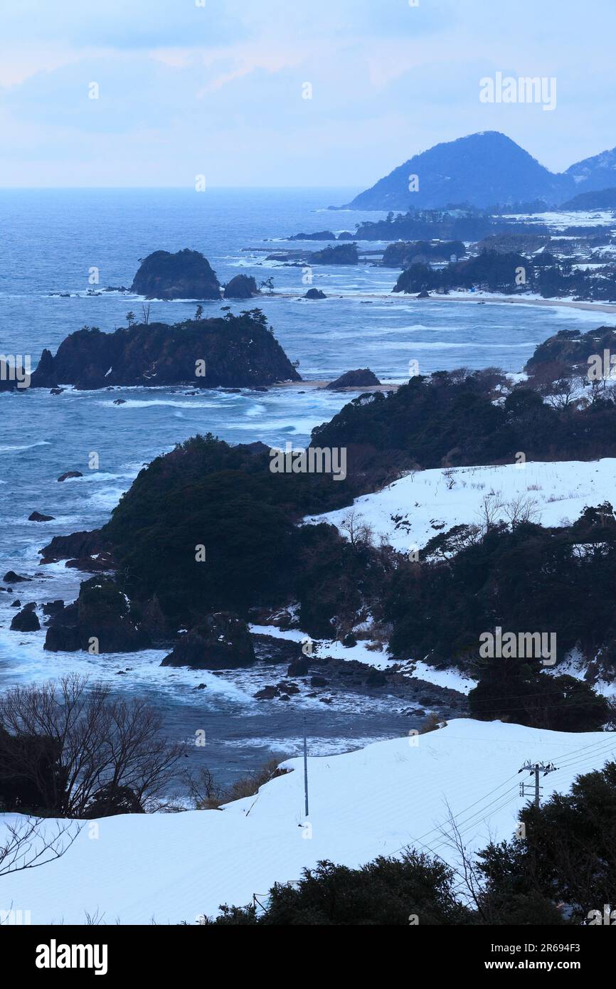 Tango Matsushima in snow Stock Photo - Alamy