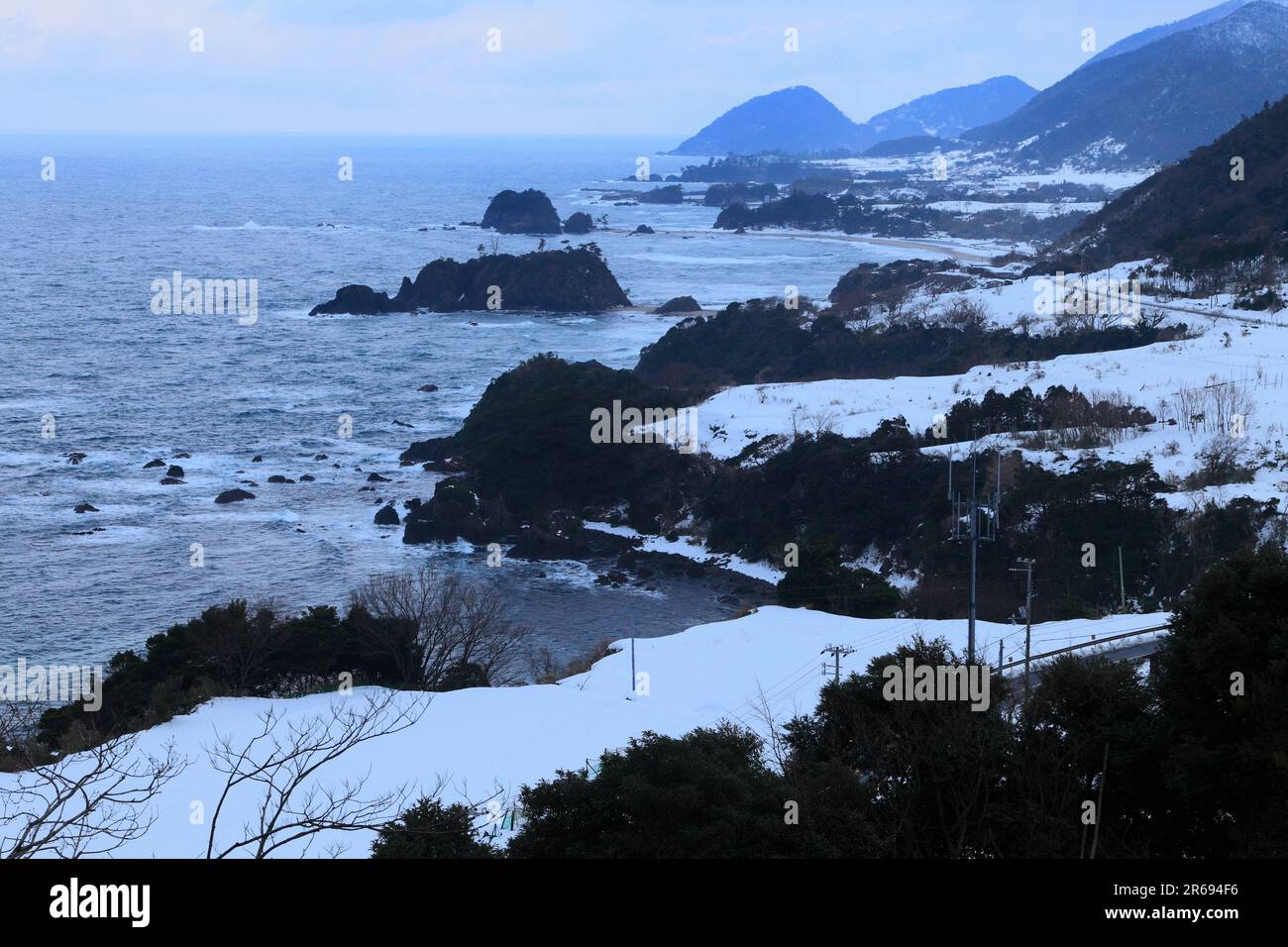 Tango Matsushima in snow Stock Photo - Alamy