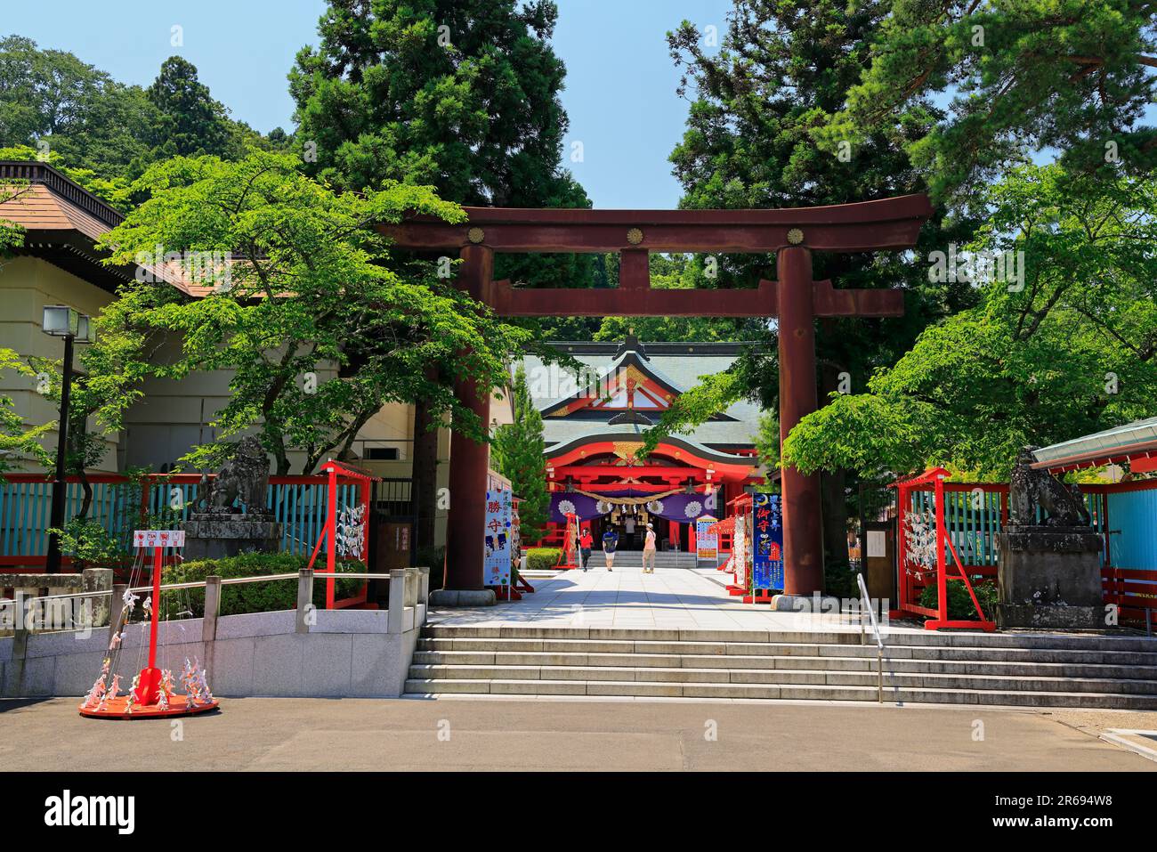 Aoba Shrine at Sendai Castle Ruins Stock Photo - Alamy