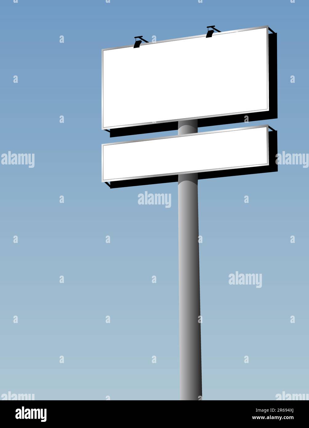 vector illustration of an outdoor billboard Stock Vector Image & Art ...