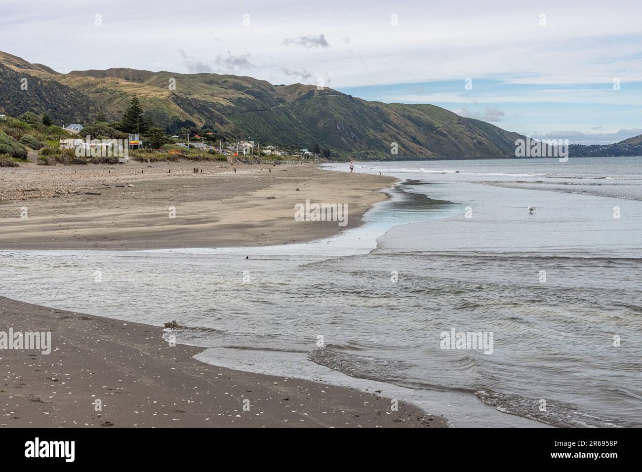 Landscape almost empty beach hi-res stock photography and images - Alamy