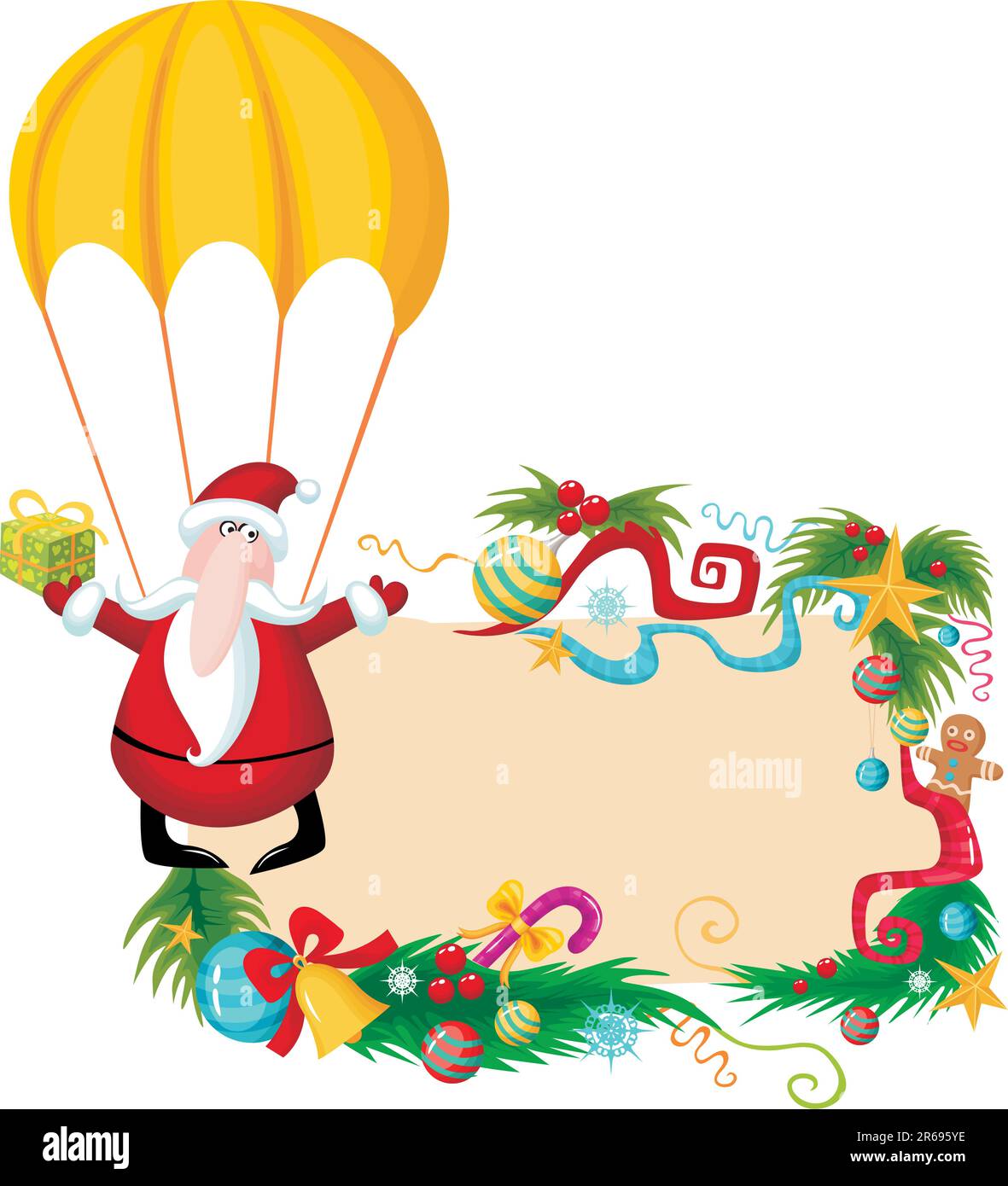 Christmas tree ornament icicle Stock Vector Images - Alamy