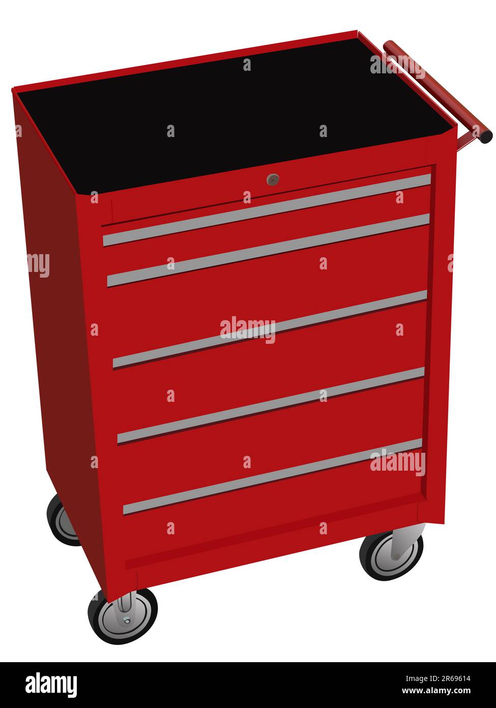 Tool object metal box Stock Vector Images - Alamy