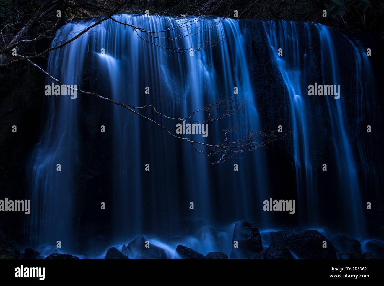 Mysterious waterfall hi-res stock photography and images - Alamy