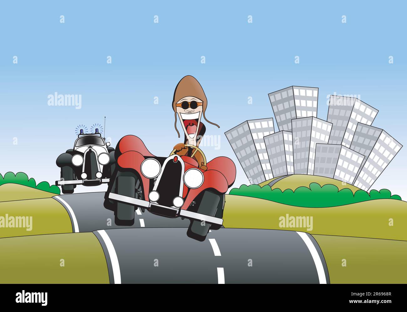 Retro escape Stock Vector Images - Alamy