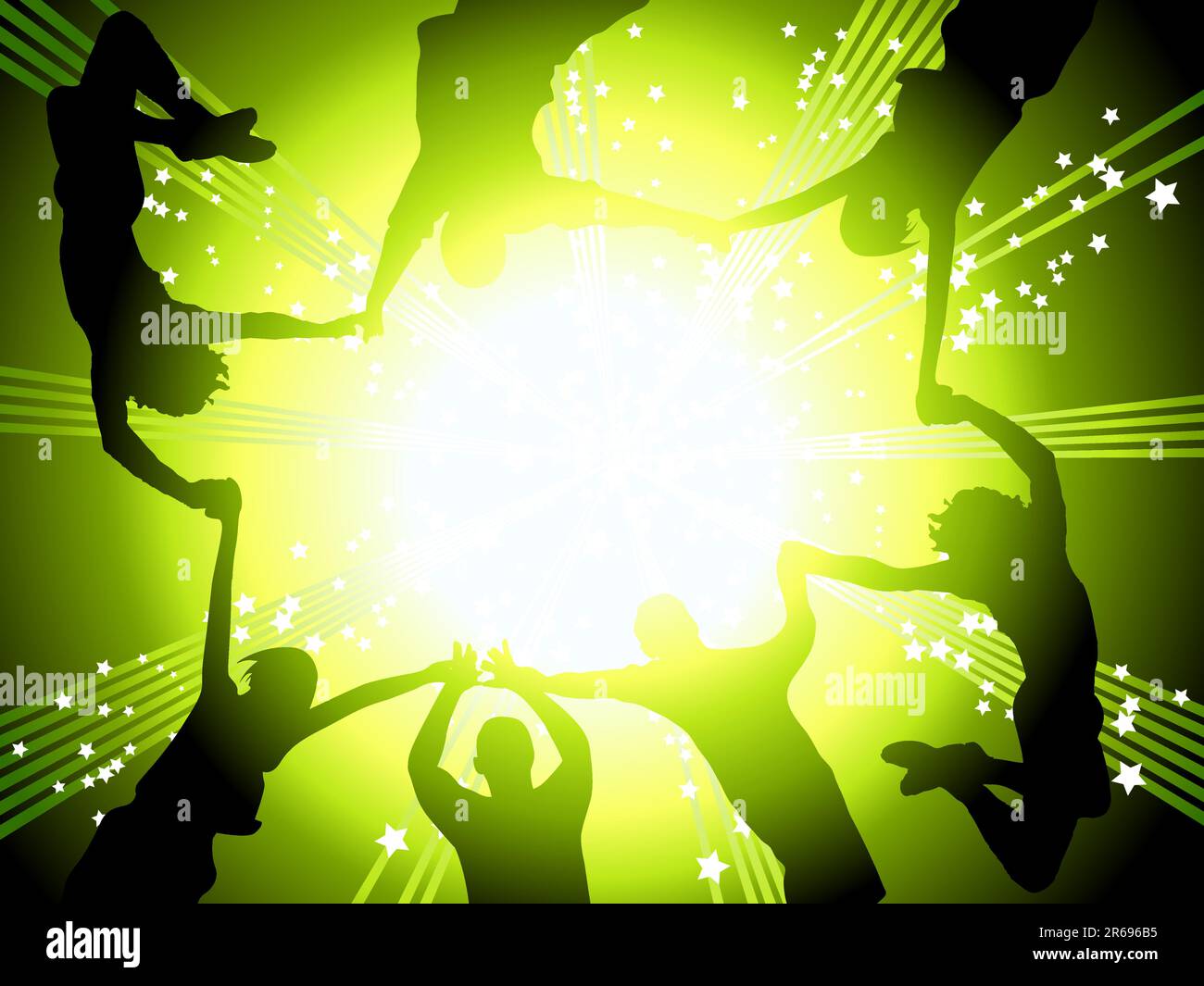 Happy teen girl friends Stock Vector Images - Alamy