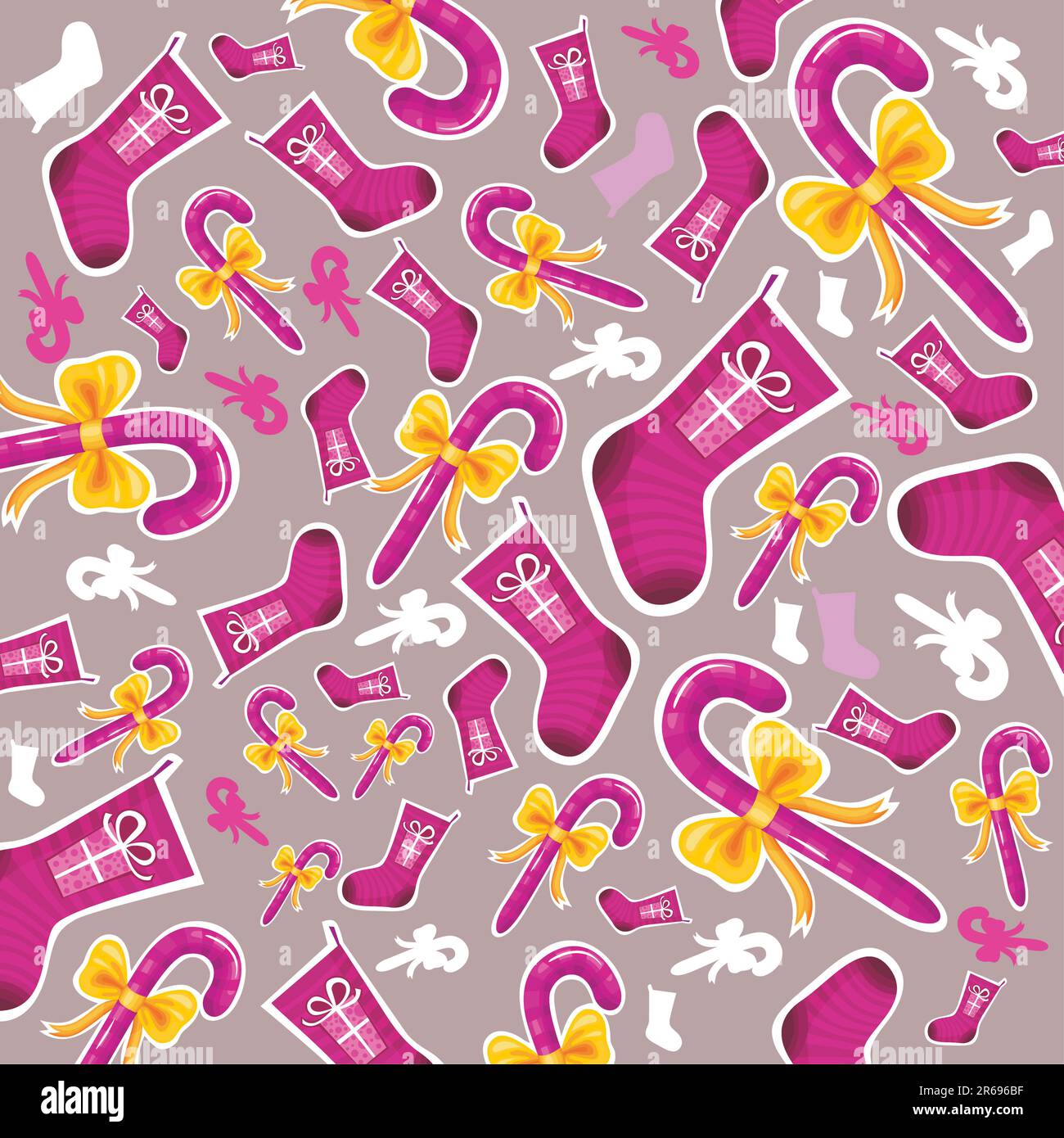 vector illustration of a gift wrapping Stock Vector Image & Art - Alamy