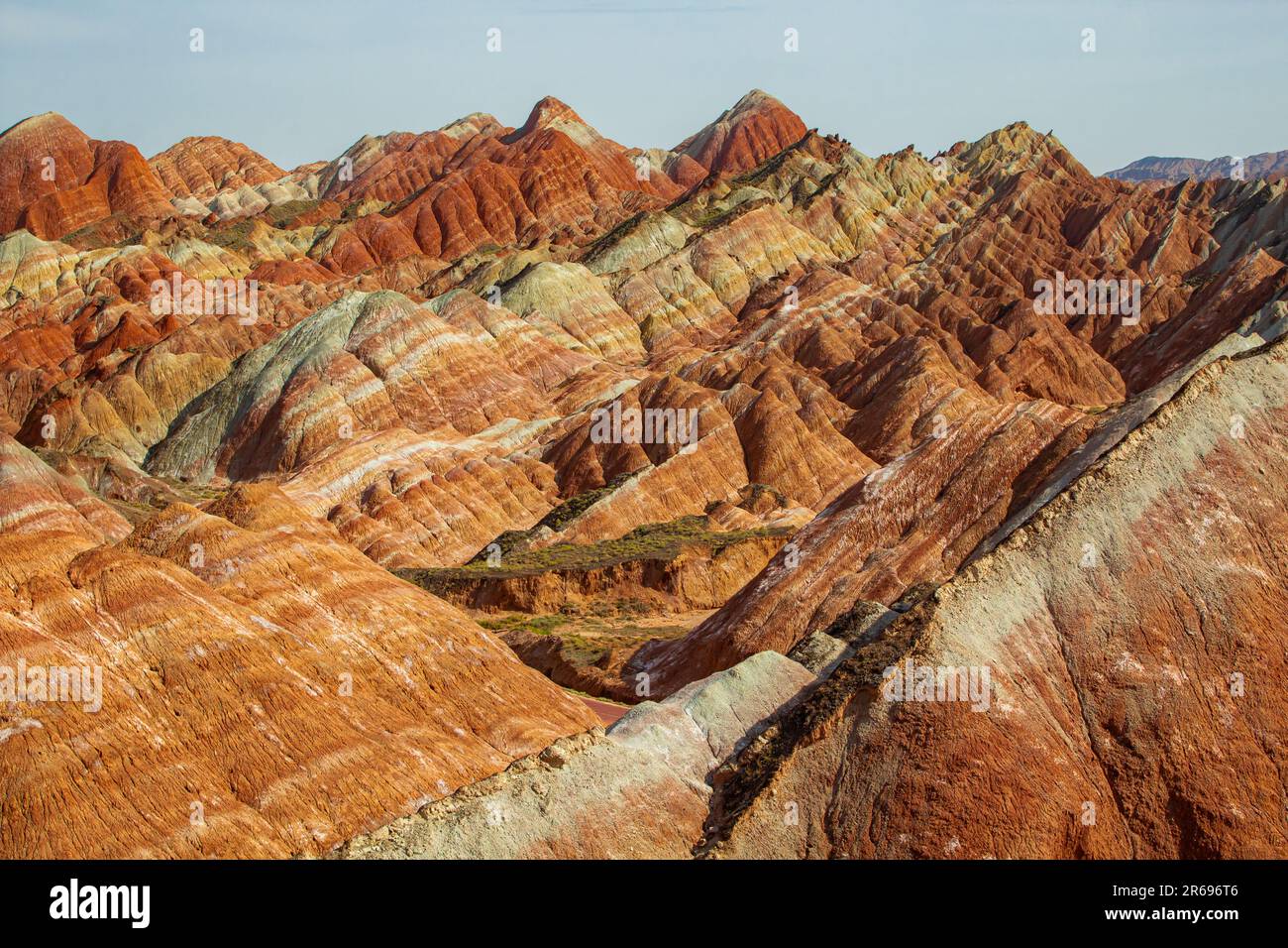 Zhangye Danxia National Geopark - Gansu Province, China. Chinese Danxia ...