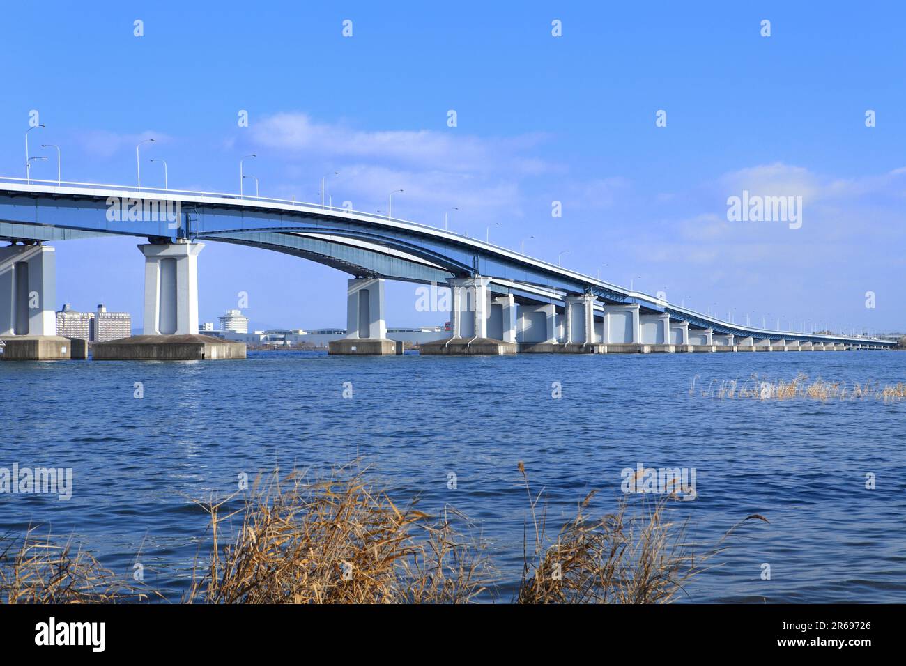 Biwako Ohashi bridge Stock Photo - Alamy