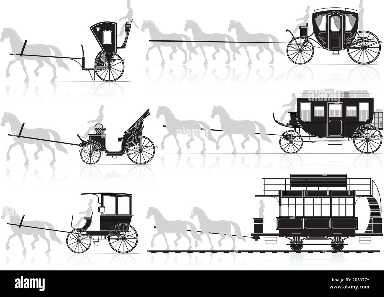 Cart bus Stock Vector Images - Alamy