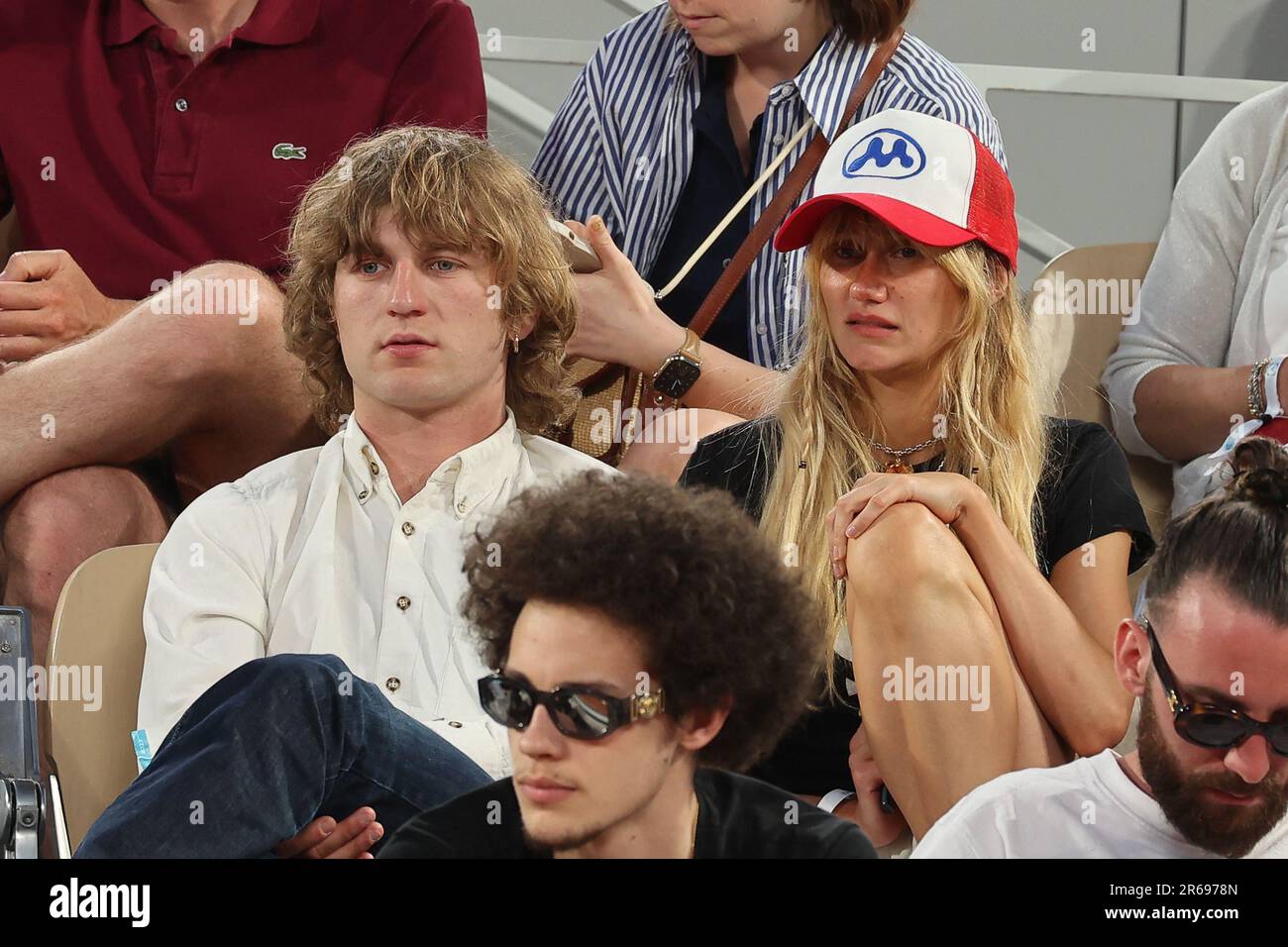 Paris, France. 07th June, 2023. Aristide Lacarrien, Alice Moitie in the ...