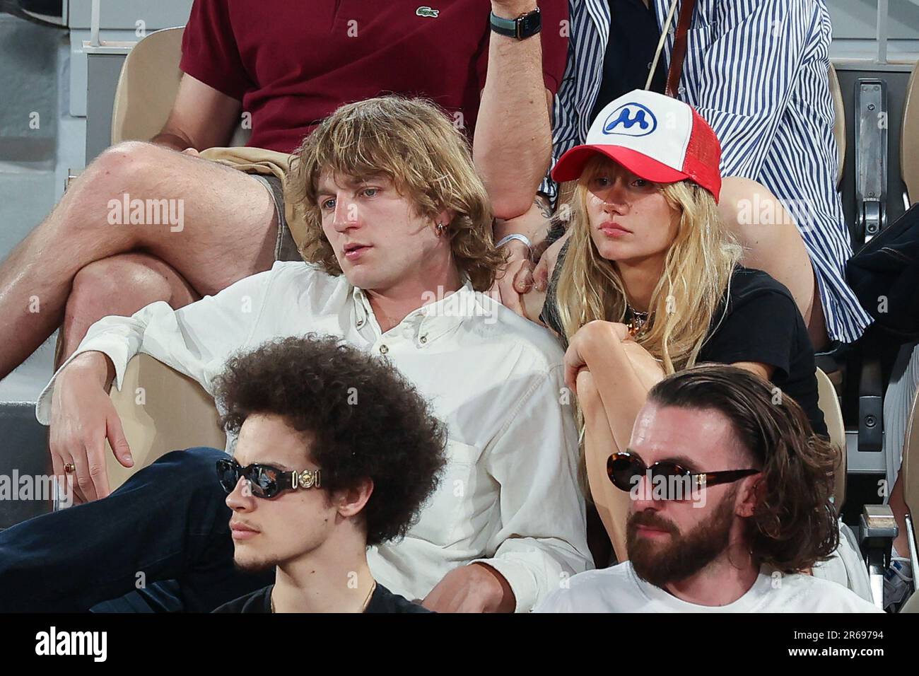 Paris, France. 07th June, 2023. Aristide Lacarrien, Alice Moitie in the ...