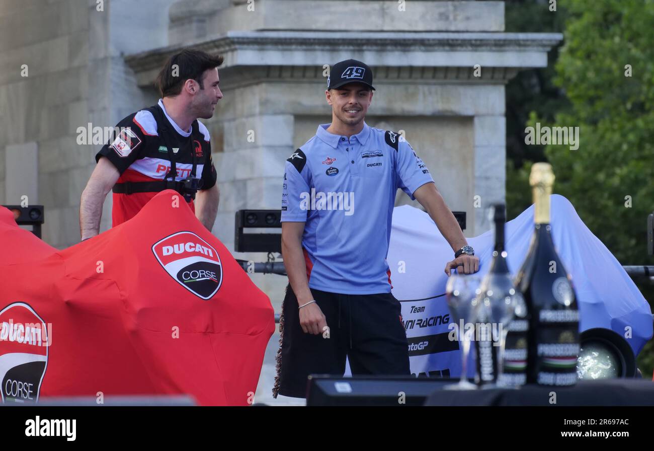 Rho, Milan, Italy. 08th June, 2023. Great MotoGp Gala Party at the Arco ...