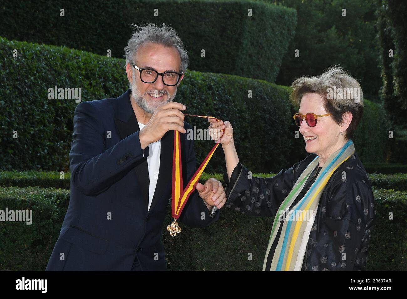 Rome, Italy. 07th June, 2023. Rome, Villa Aurelia, McKim Medal Gala. In ...