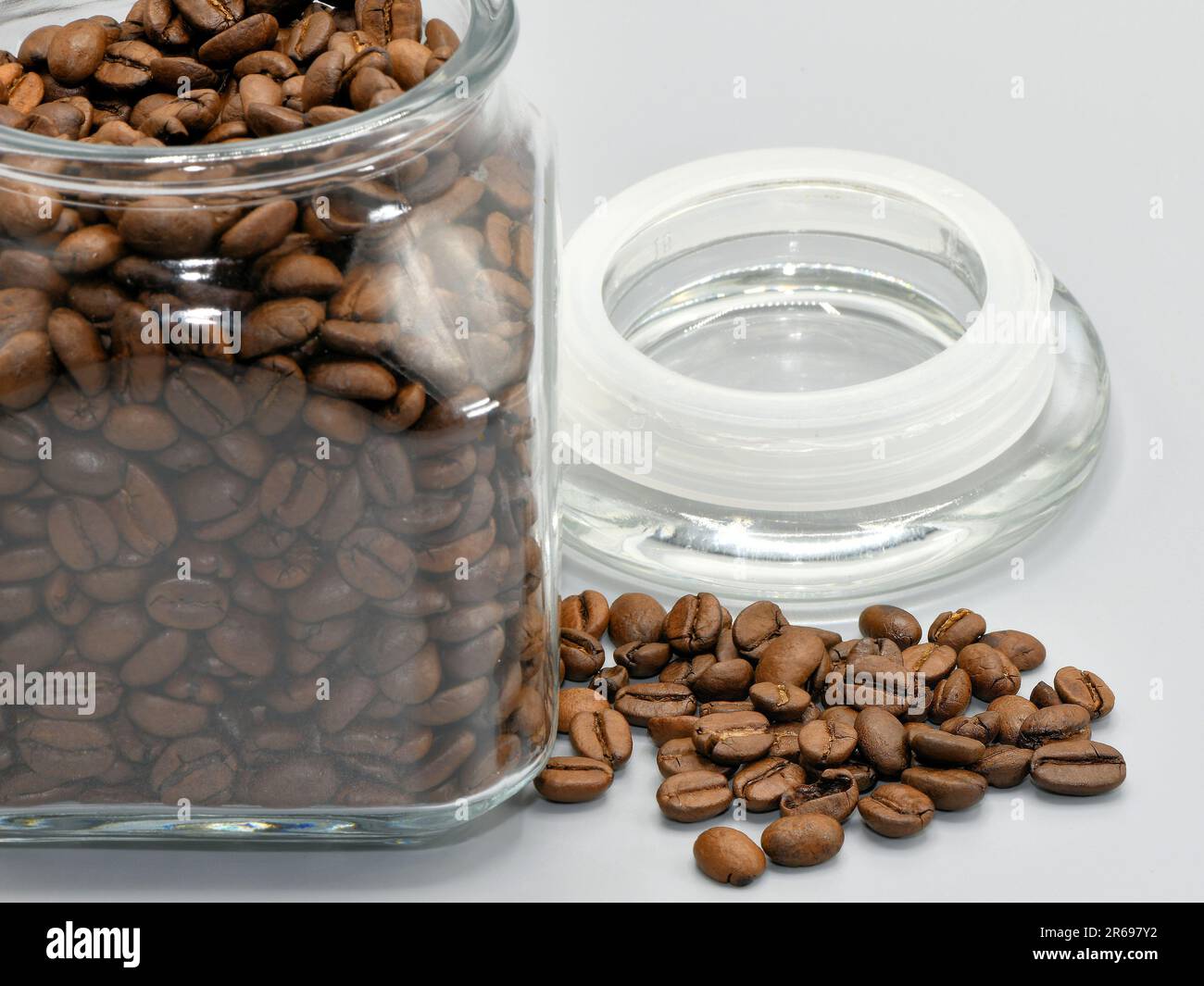 Coffee beans shot. Unground fresh coffee beans Stock Photo - Alamy