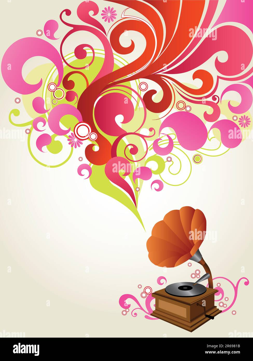 illustration drawing of musical background Stock Vector Image & Art - Alamy