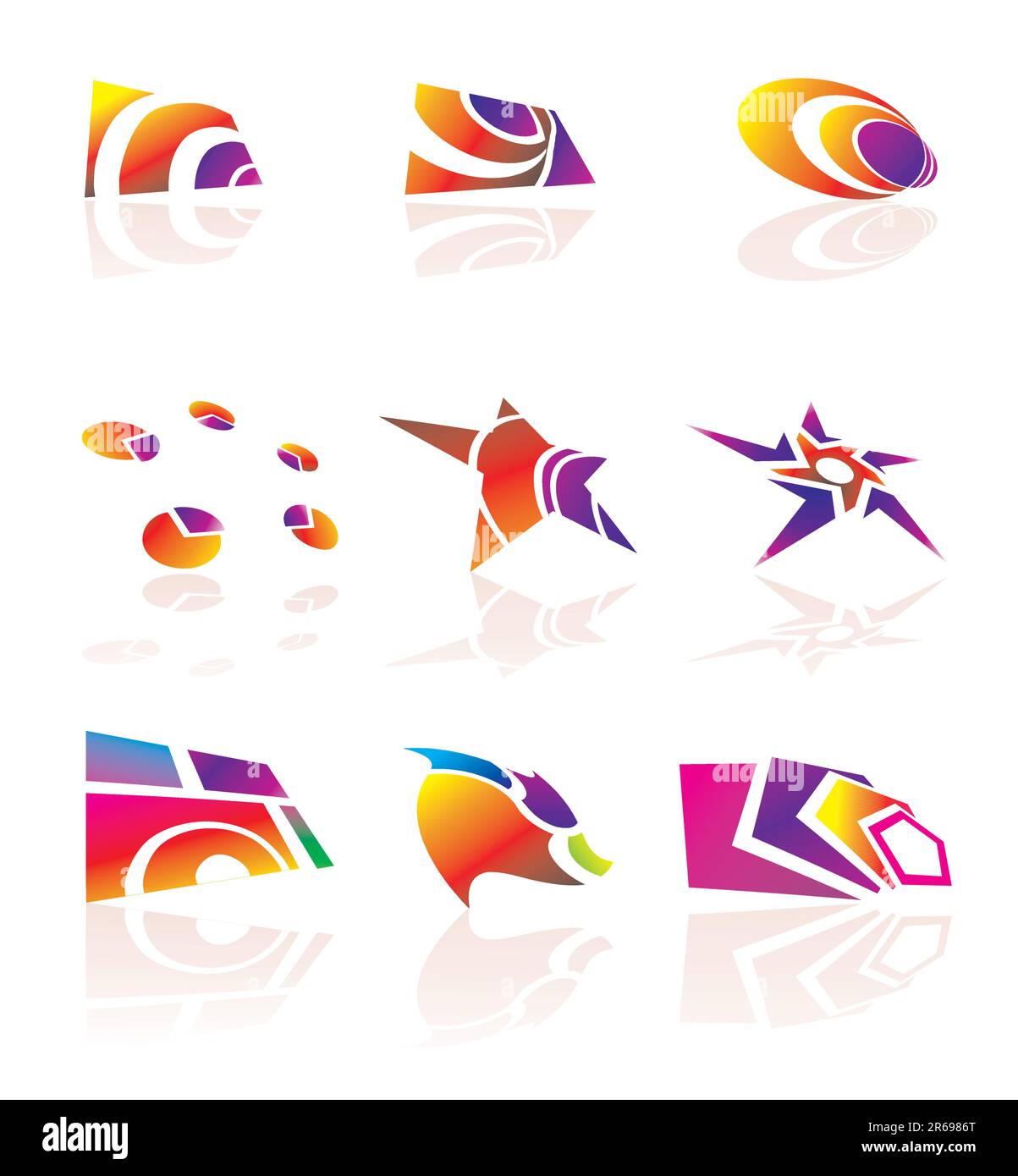 Colorful design elements hi-res stock photography and images - Alamy