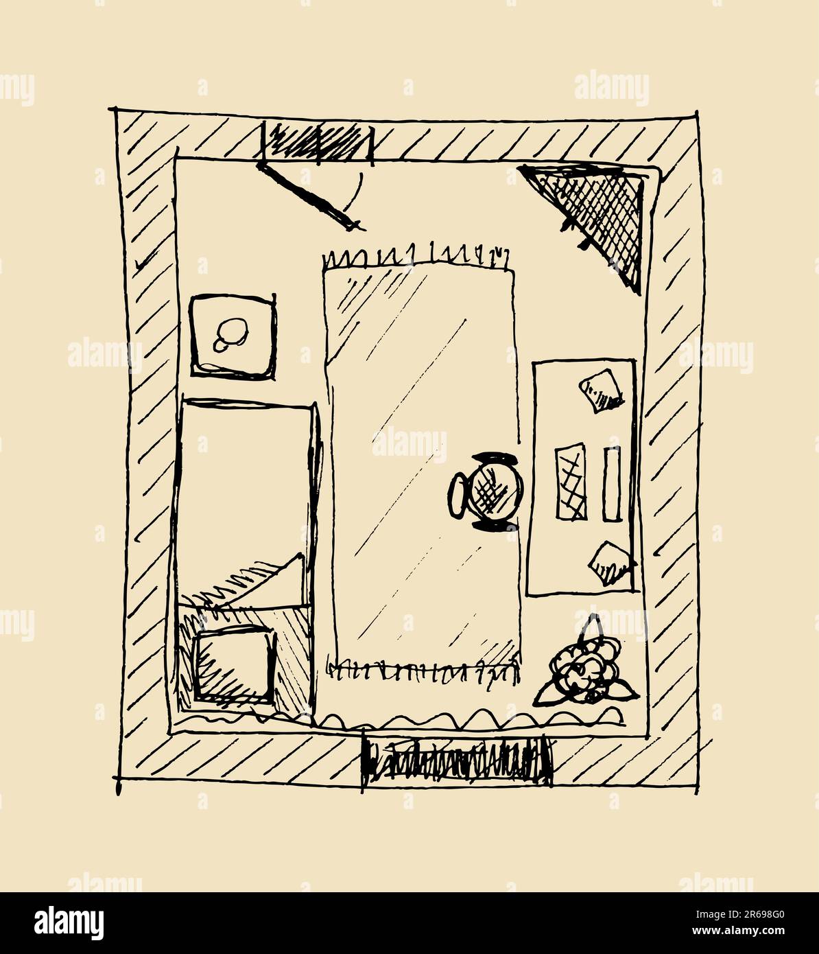 Redevelopment of apartment, sketch Stock Vector Image & Art - Alamy