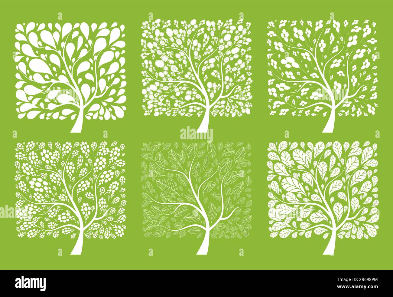Art tree collection for your design Stock Vector Image & Art - Alamy