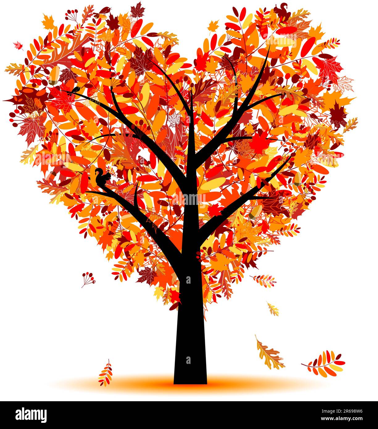 Environment heart shape Stock Vector Images - Alamy