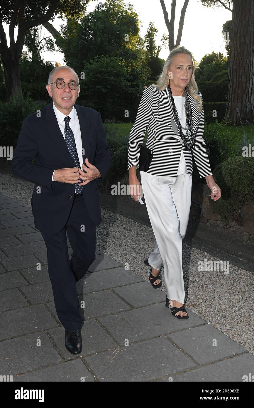 Rome, Italy. 07th June, 2023. Rome, Villa Aurelia, McKim Medal Gala. In ...