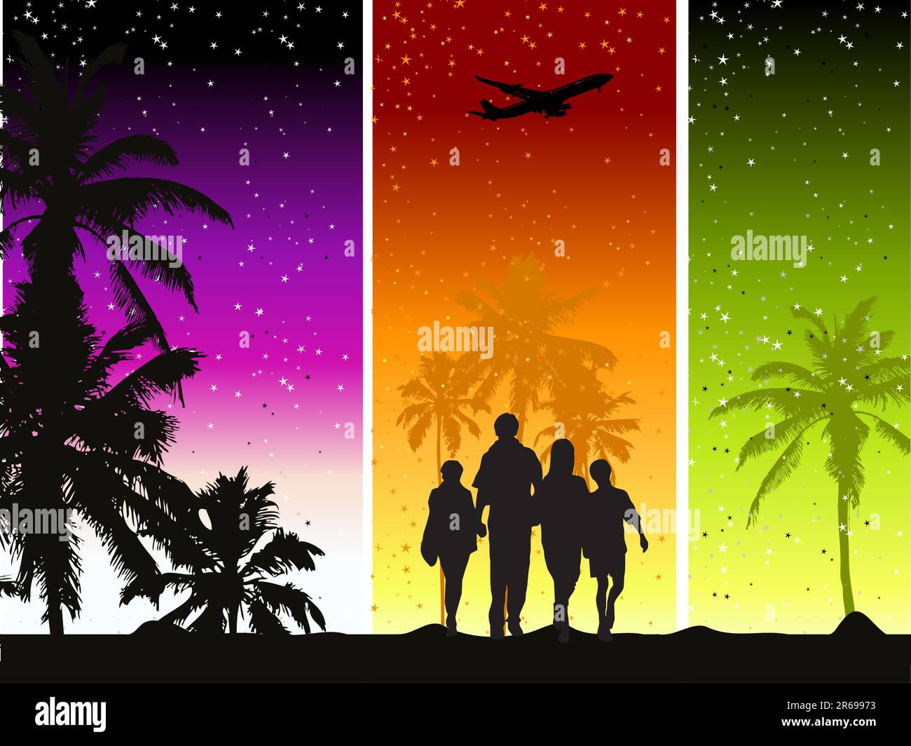 Summer holiday child relax Stock Vector Images - Alamy