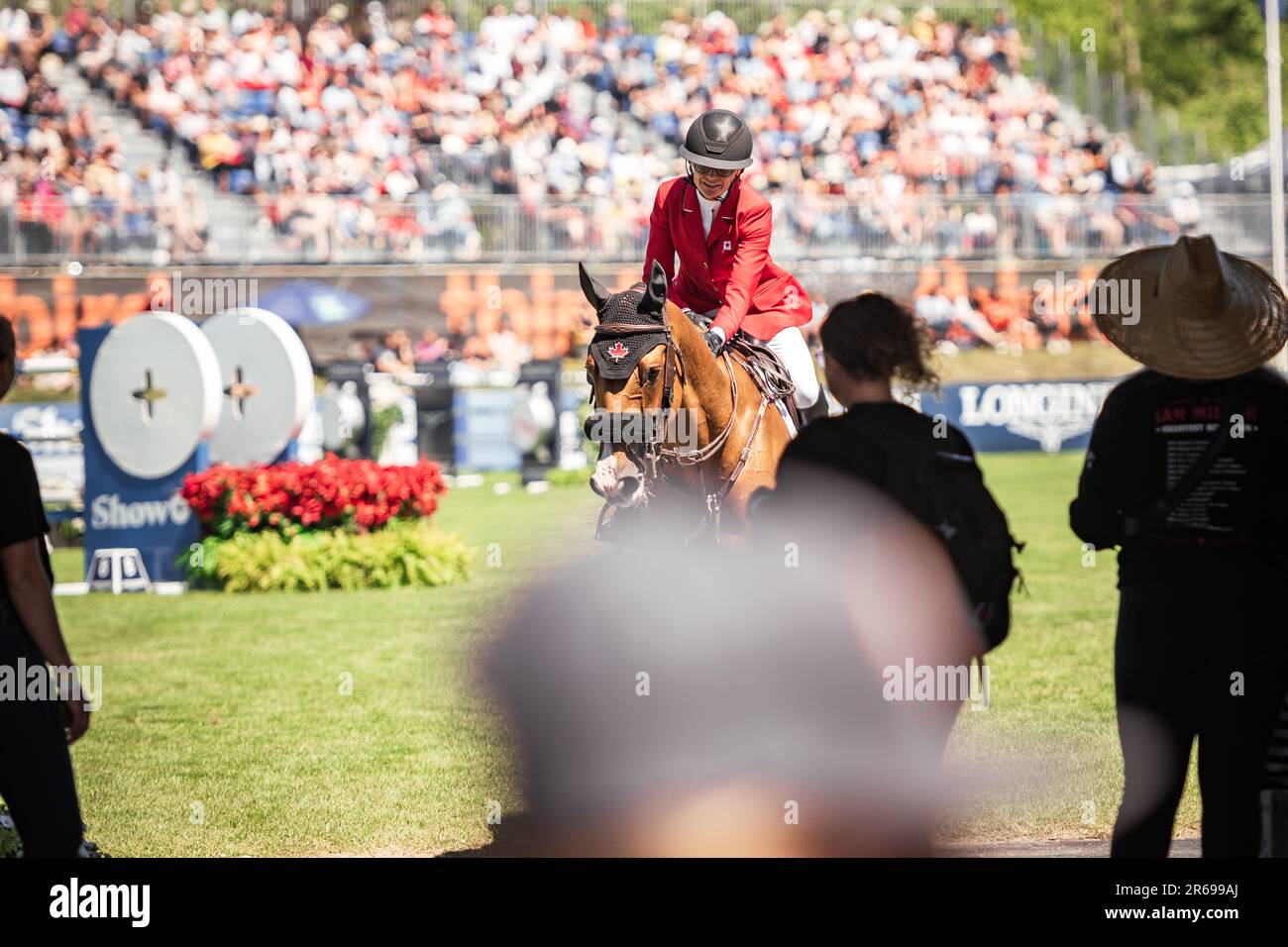 Canadian equestrian team Stock Photo - Alamy