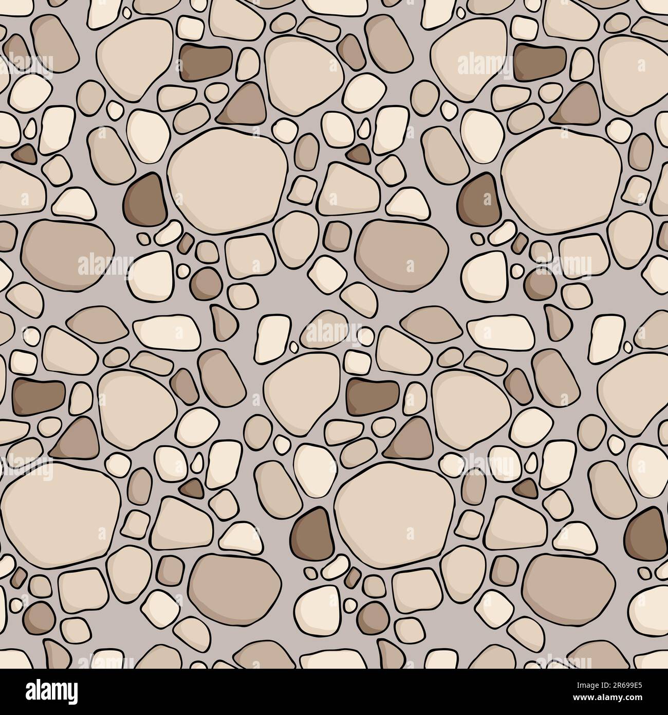 Pathway of stones Stock Vector Images - Alamy