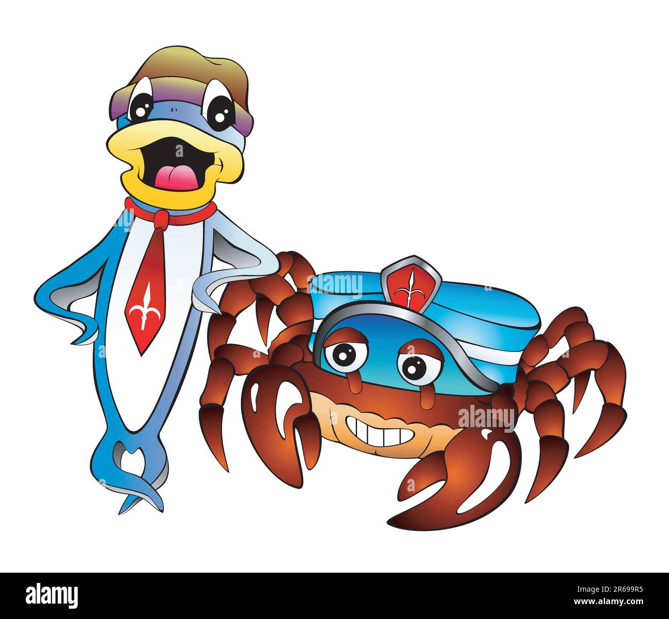 Cartoon crab clipart hi-res stock photography and images - Alamy