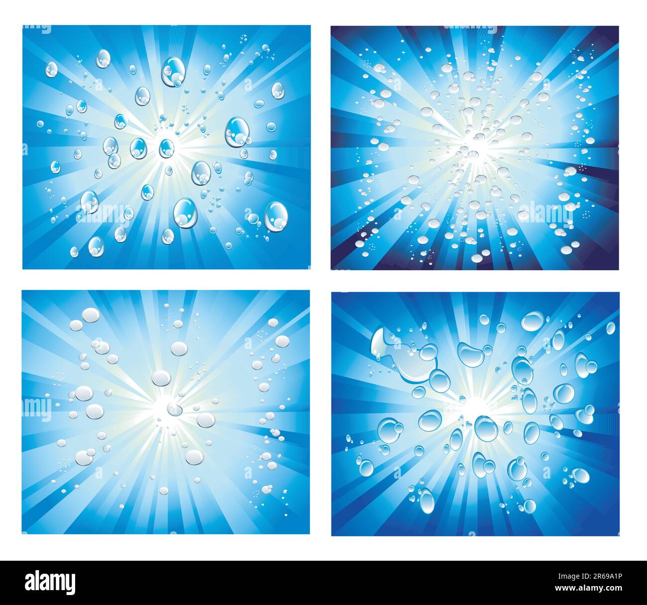 Explosion aqua Stock Vector Images - Alamy