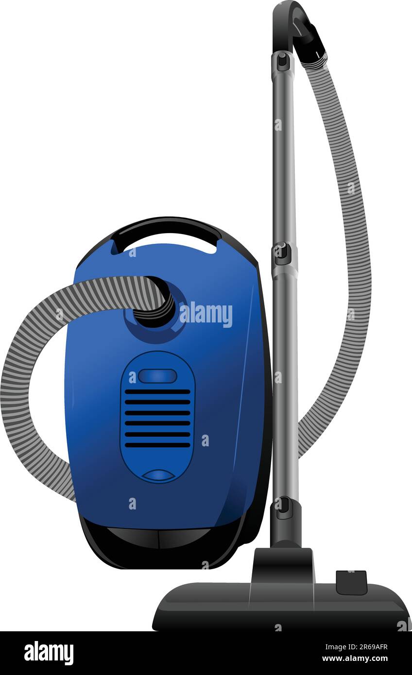 Realistic illustration of vacuum cleaner. Vector Stock Vector Image ...